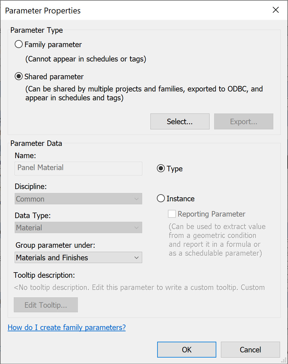 Click Cancel to close the Family Types dialog box. Close but do not ...