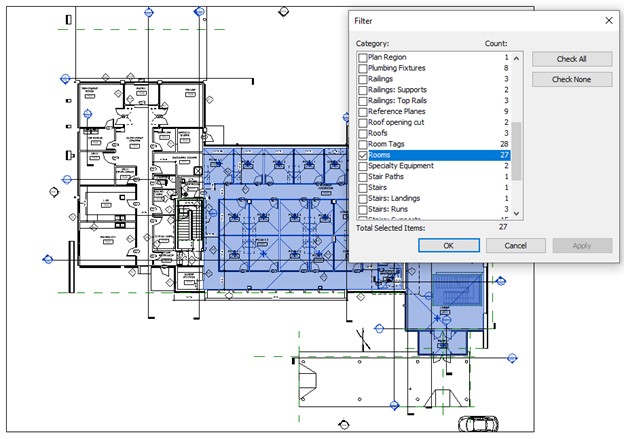 In Properties, set the Building Sector to Health Center . Repeat the ...