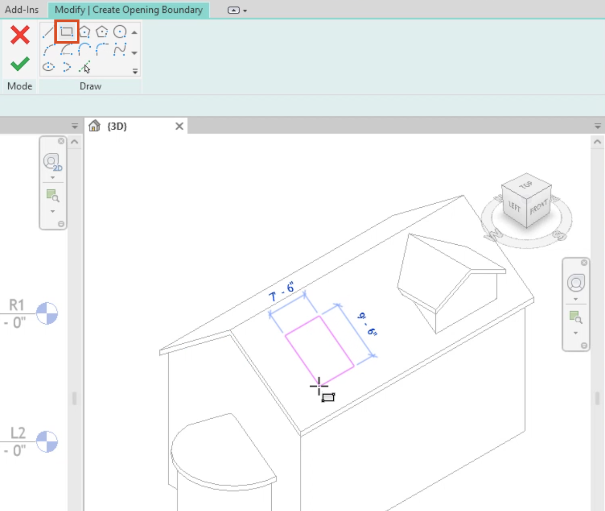 Creating openings in the building model | Autodesk