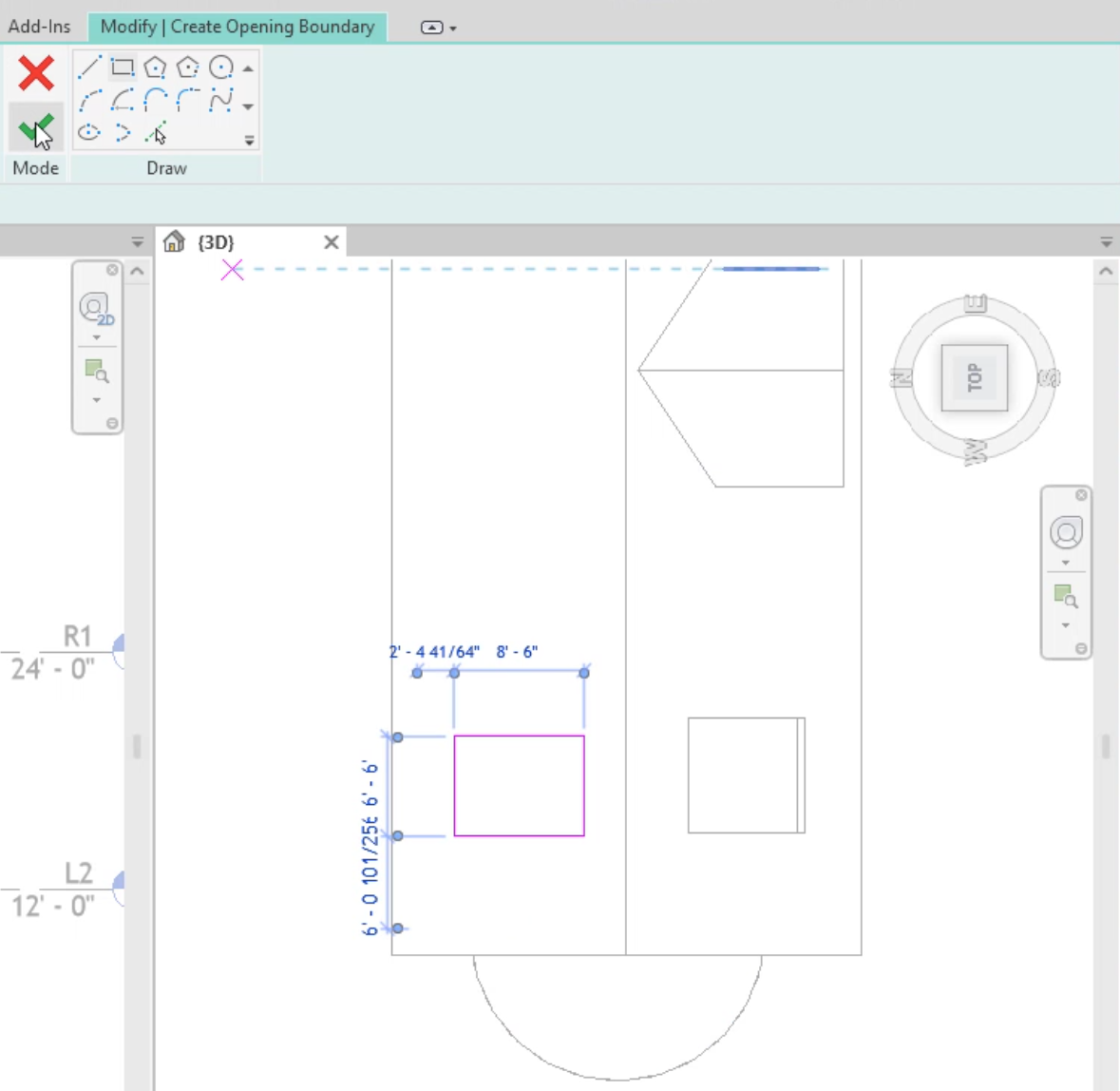 Creating openings in the building model | Autodesk