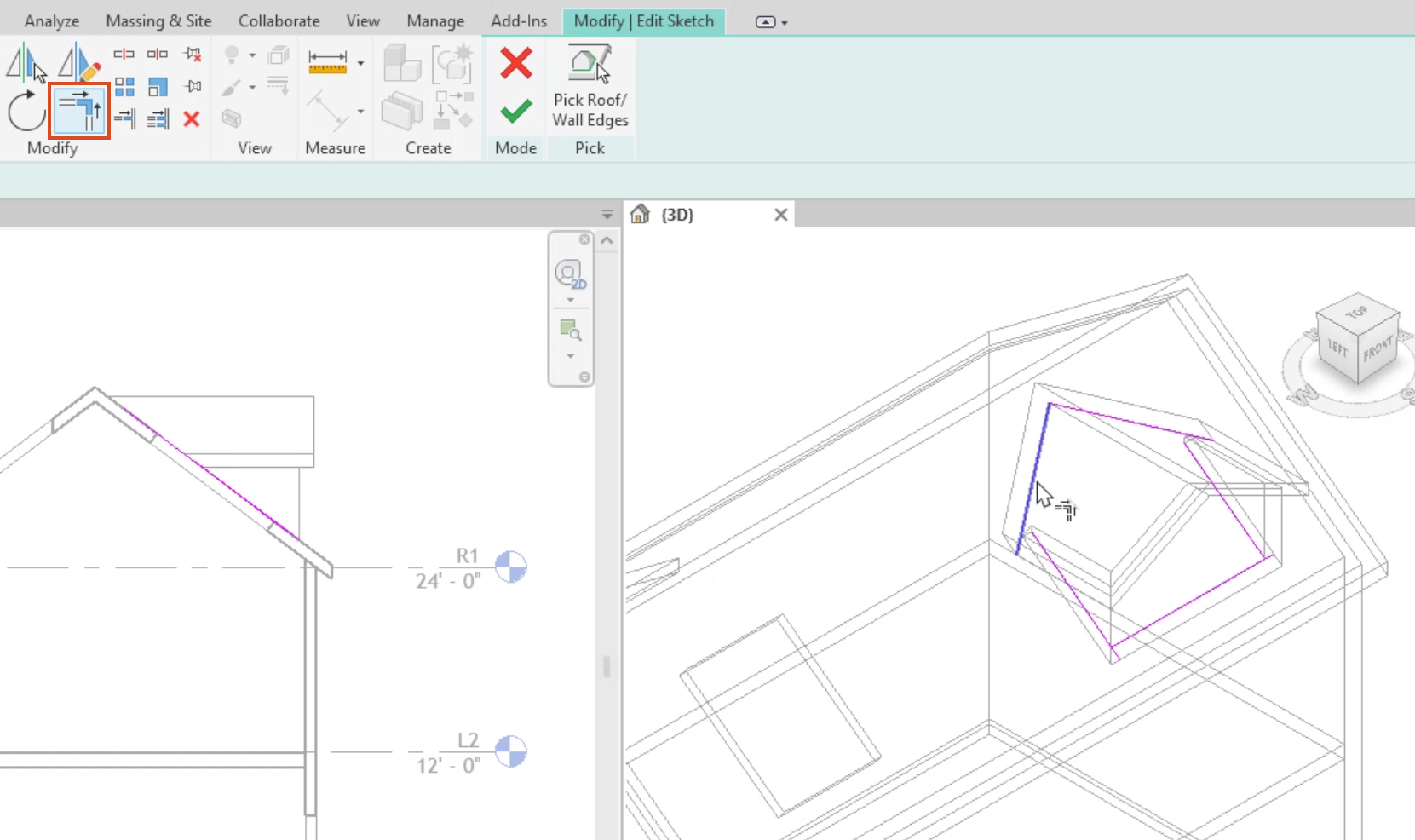 Creating openings in the building model | Autodesk