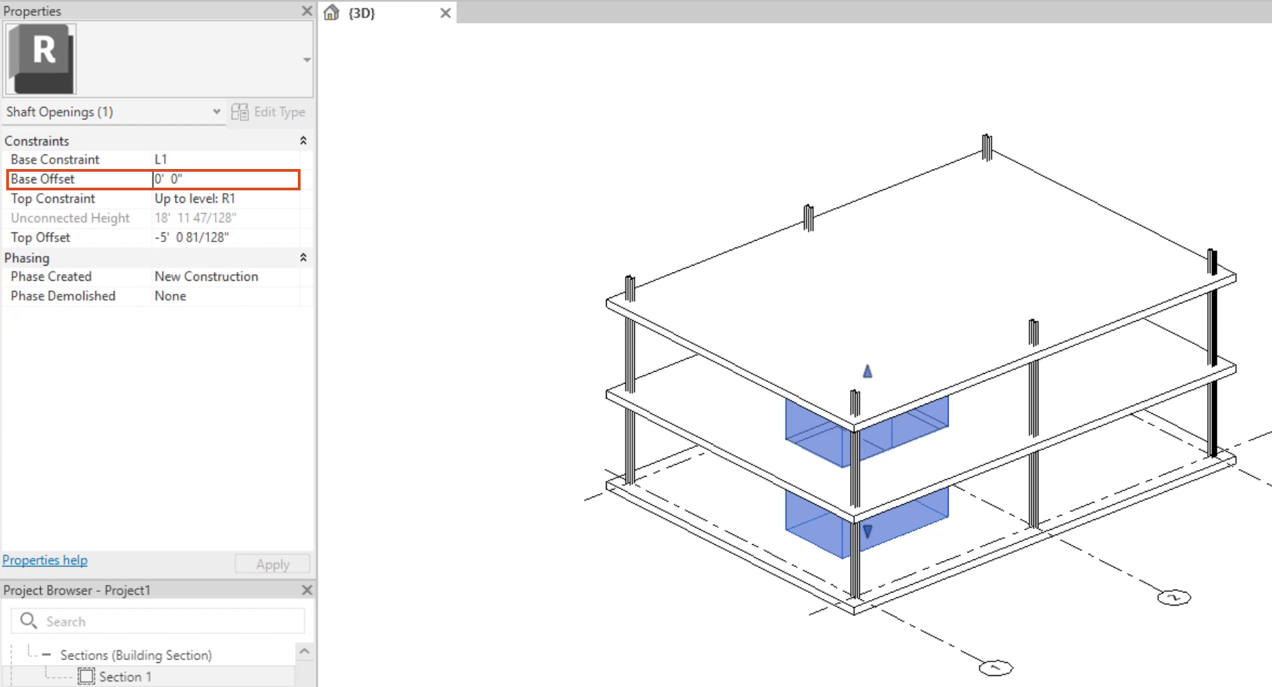 Creating openings in the building model | Autodesk